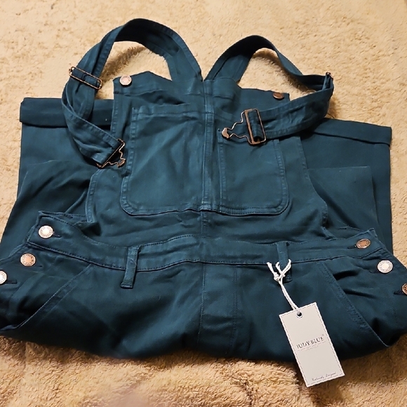 Judy Blue | Jeans | Judy Blue Dark Teal Overalls | Poshmark